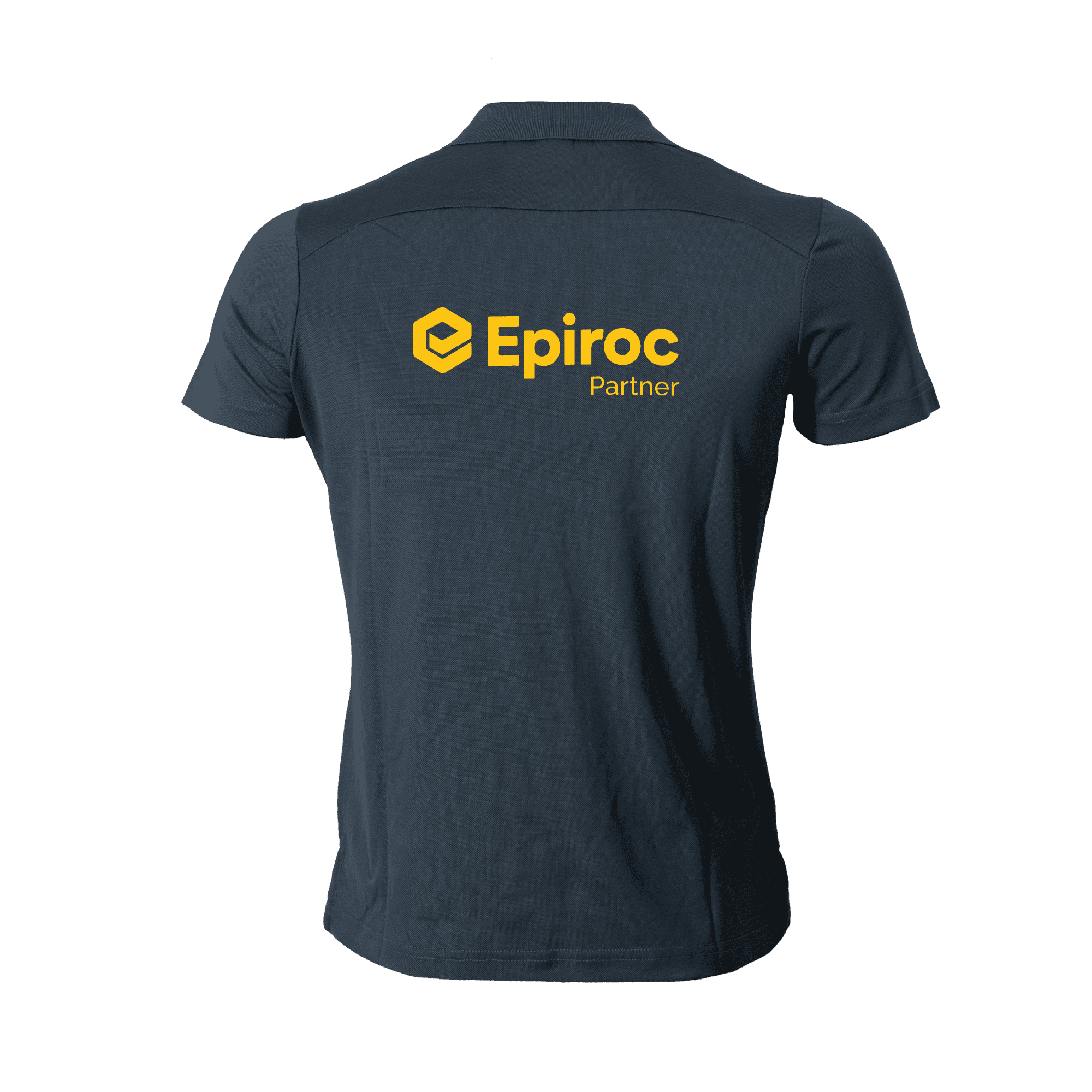 Men´s Grey Polo Shirt Organic Epiroc Profilestore
